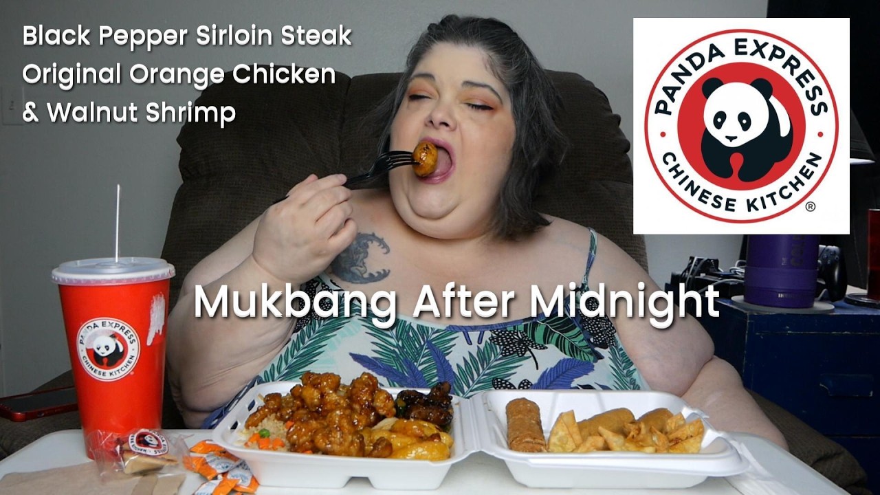 Panda Express Mukbang After Midnight