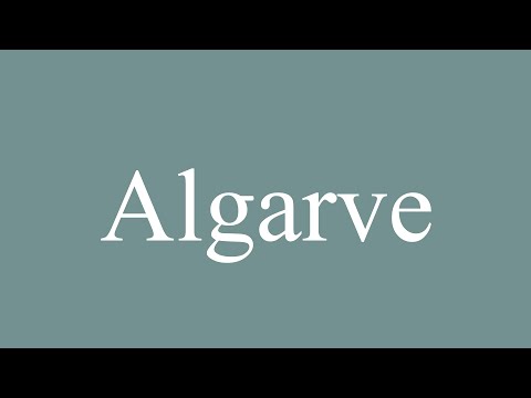 How to Pronounce ''Algarve'' Correctly in French