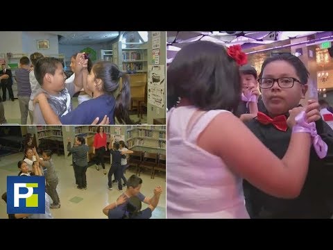 Pasos de baile con mensaje, el programa que ayuda a niños de bajos recursos a mejorar en la escuela
