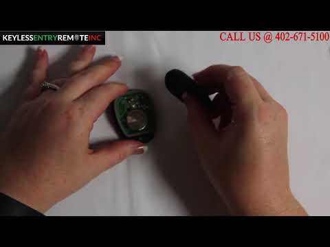 How To Replace A Chevrolet Impala Key Fob Battery 2001 - 2005 FCCID: KOBLEAR1XT
