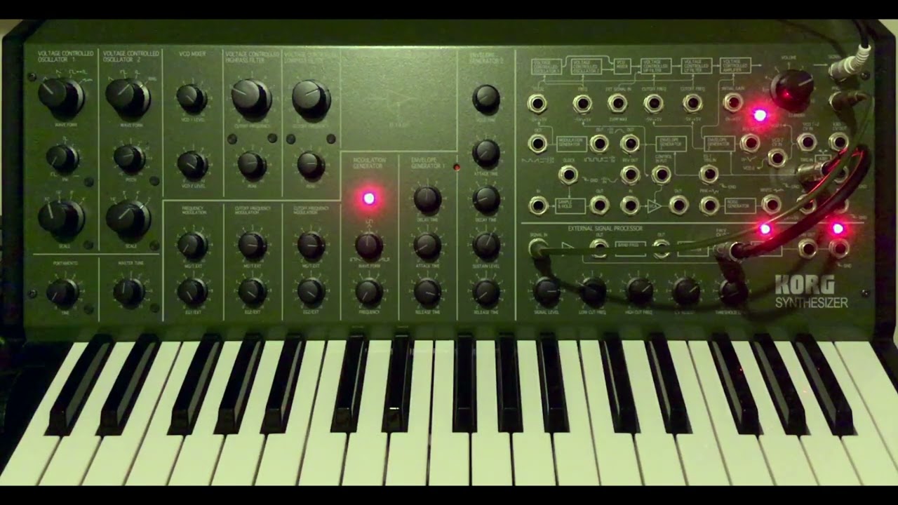 Korg MS-20 | 149th self-playing patch #2WireChallenge