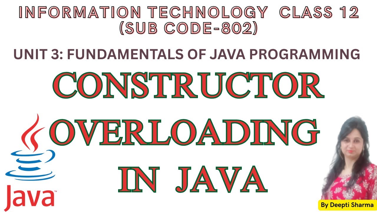 Constructor Overloading in Java #javaoop #javatutorial  #javaoops #java #oopsconcepts #oopsinjava