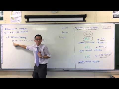 Mental Calculation Strategies (1 of 2: Estimation & the Commutative Law)