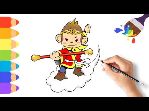 Monkey King Drawing Step by Step | How to Make Monkey King Drawing