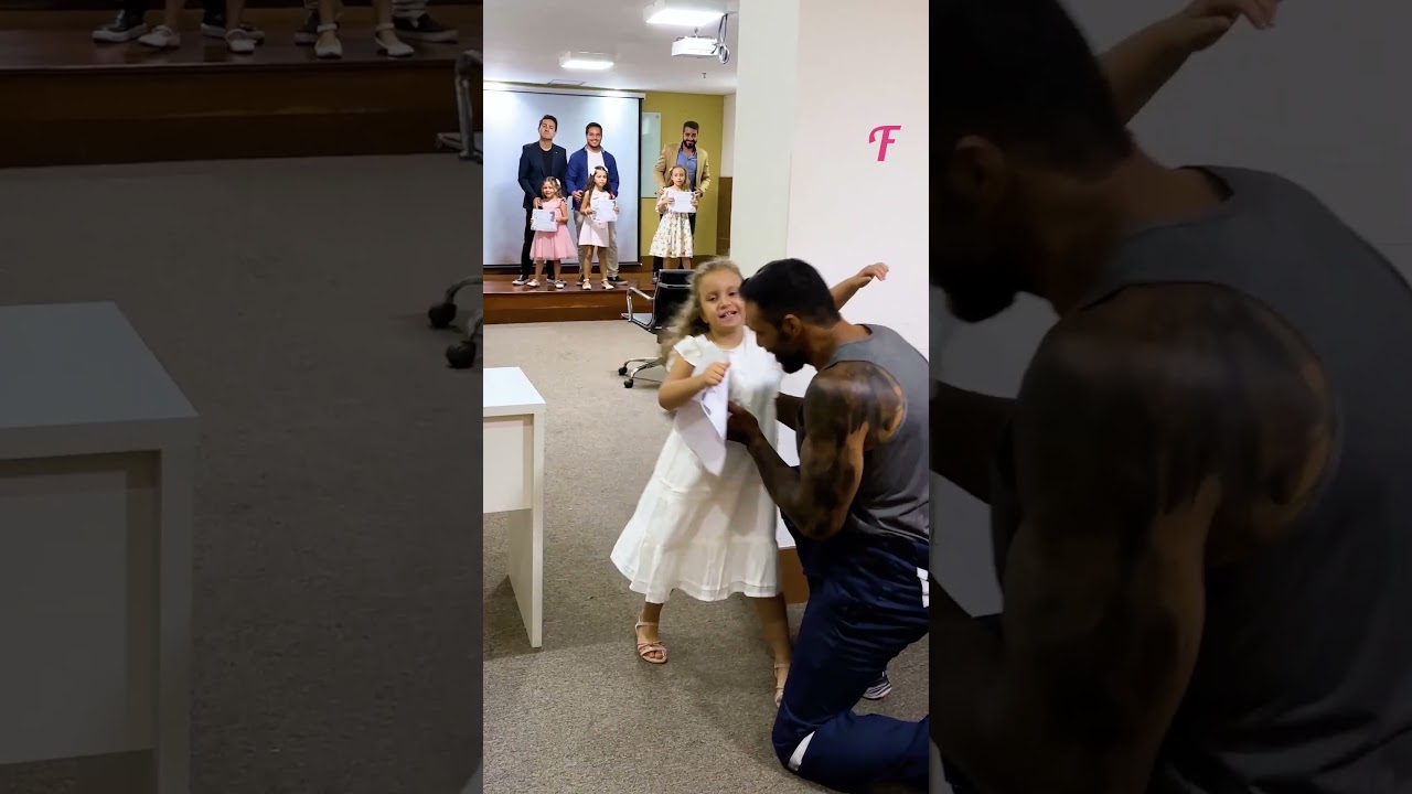 A Father's Surprise Visit That Melted His Daughter's Heart #shorts