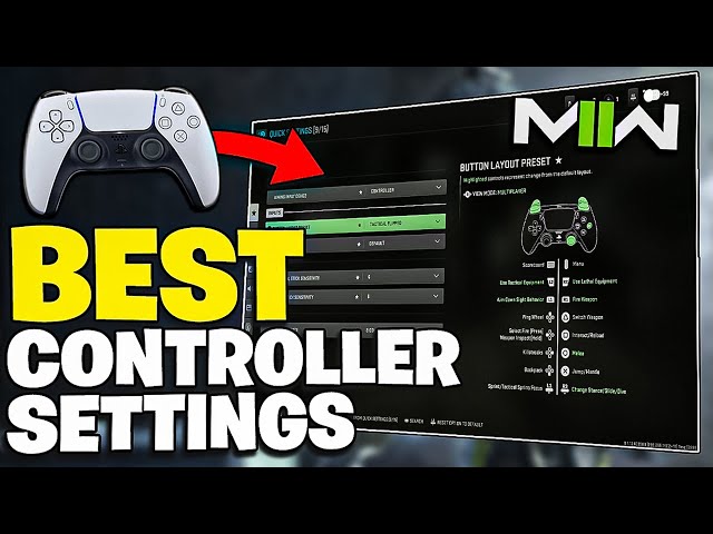 Best PS5 dual sense controller settings for Modern Warfare 2