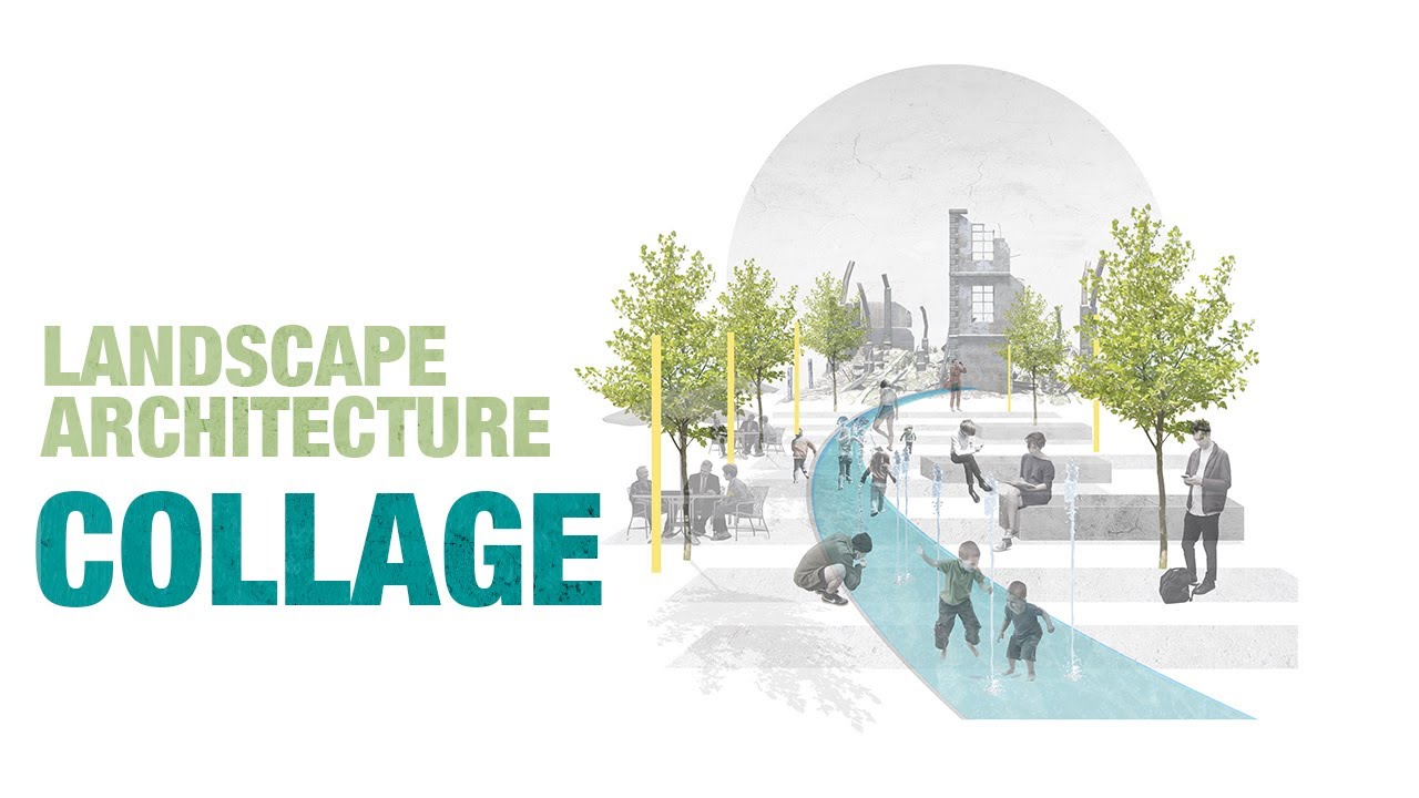 How to COLLAGE in Landscape Architecture WITHOUT Sketchup