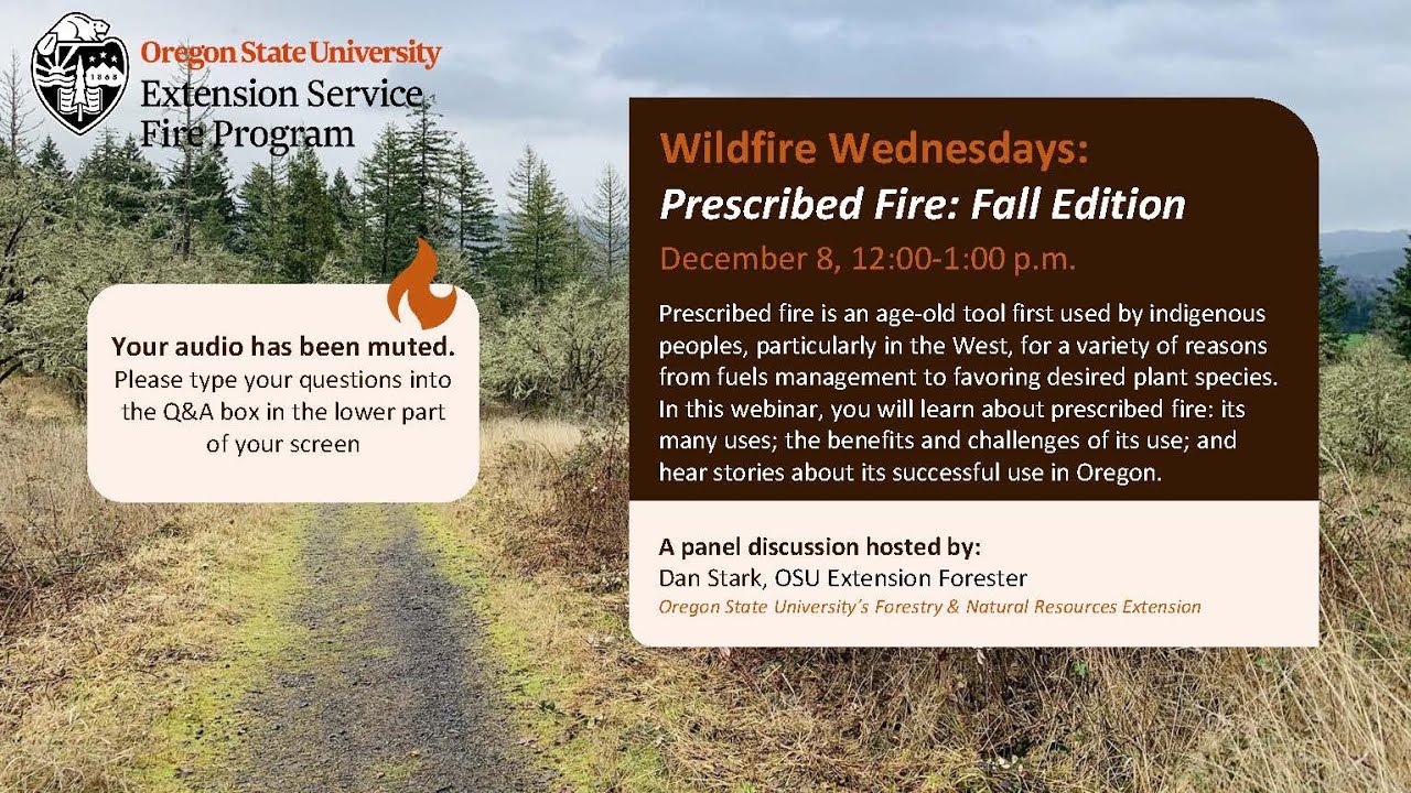 Prescribed Fire in Oregon