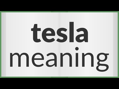 Tesla | meaning of Tesla