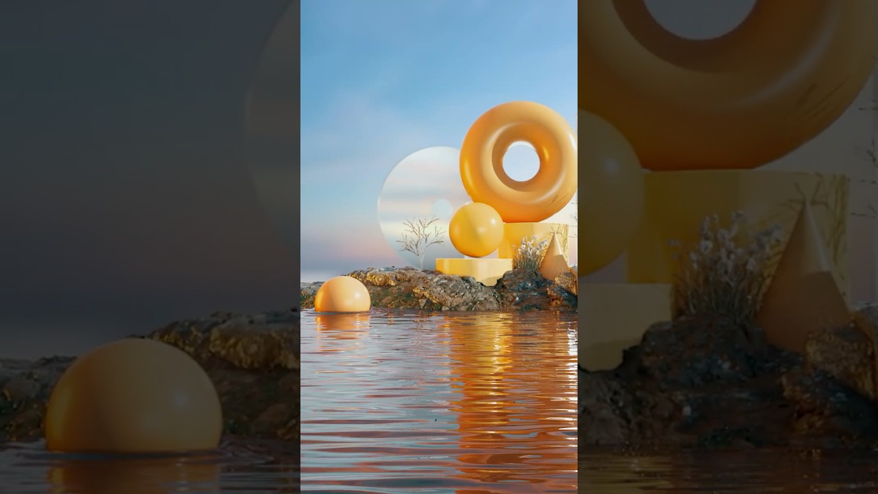 Cinema4d Tutorials | Octane render | Demo | #shorts