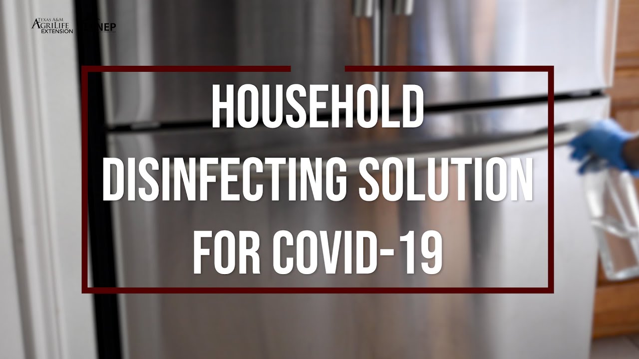 Household Disinfecting Solution for COVID19