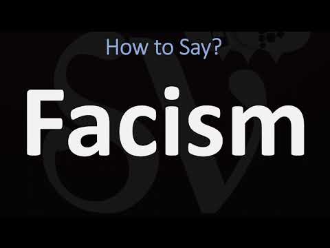 How to Pronounce Facism? (CORRECTLY)