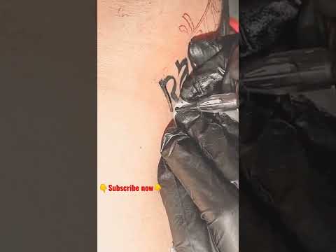 Rajkumar name tattoo - 01 .....???????? || #ytshorts #ytshortsindia #rajkumar