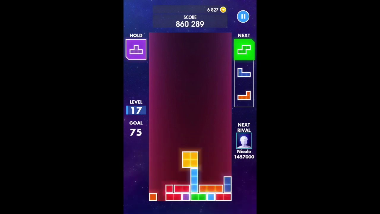 Tetris Mobile: 3,128,789 High Score
