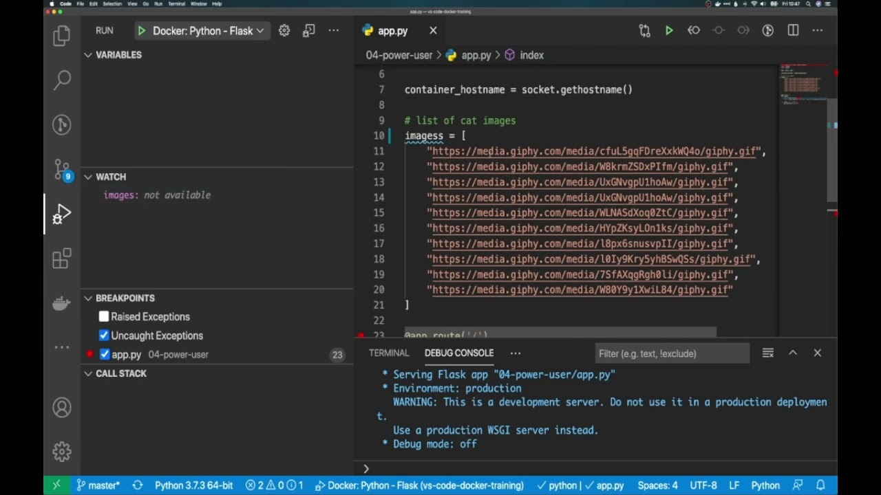 022 - LAB Docker VS Code Debug