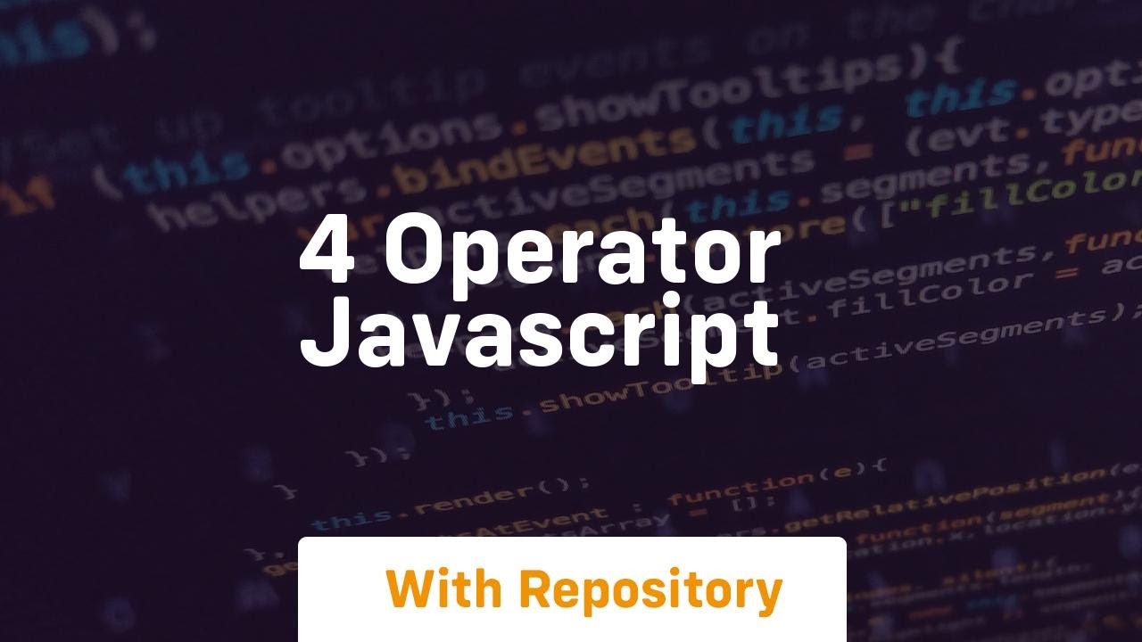 4 operator javascript