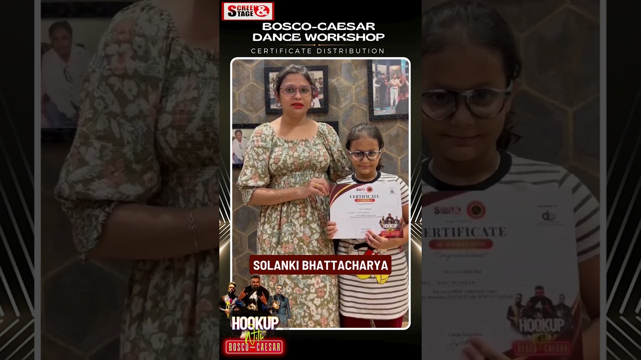 🎓 BOSCO-CAESAR DANCE WORKSHOP – CERTIFICATE DISTRIBUTION