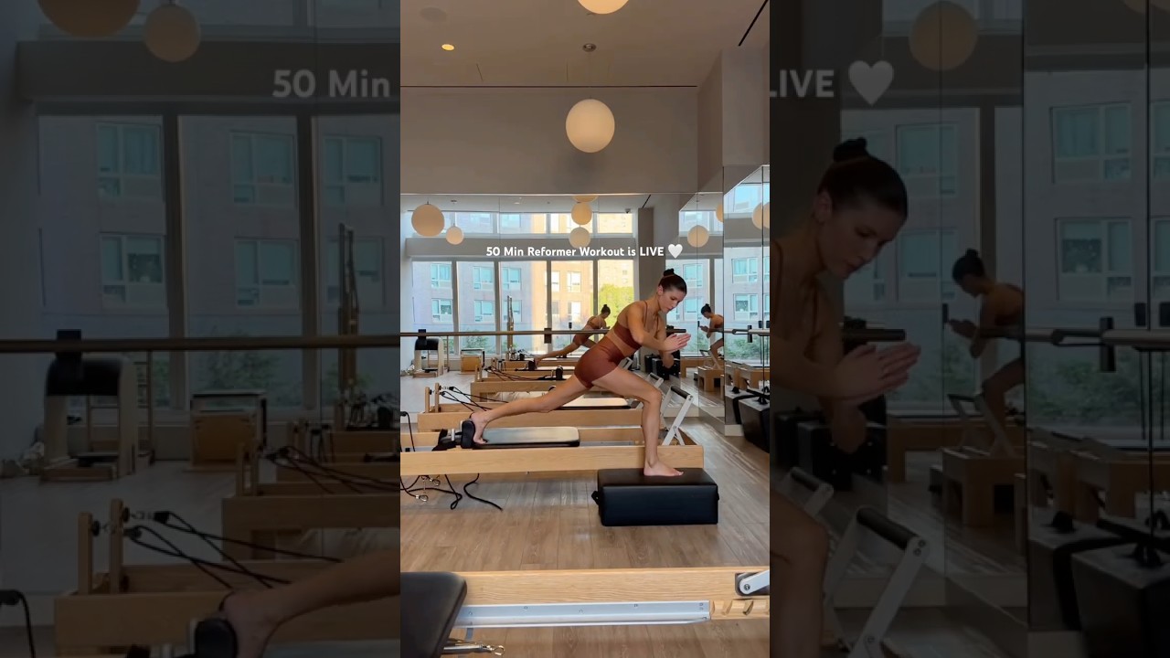 50 Minute Reformer Pilates workout is now LIVE on my channel 🤍