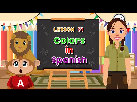Spanish for Kids - Coloring | Spanish Safari Show Lesson 31
