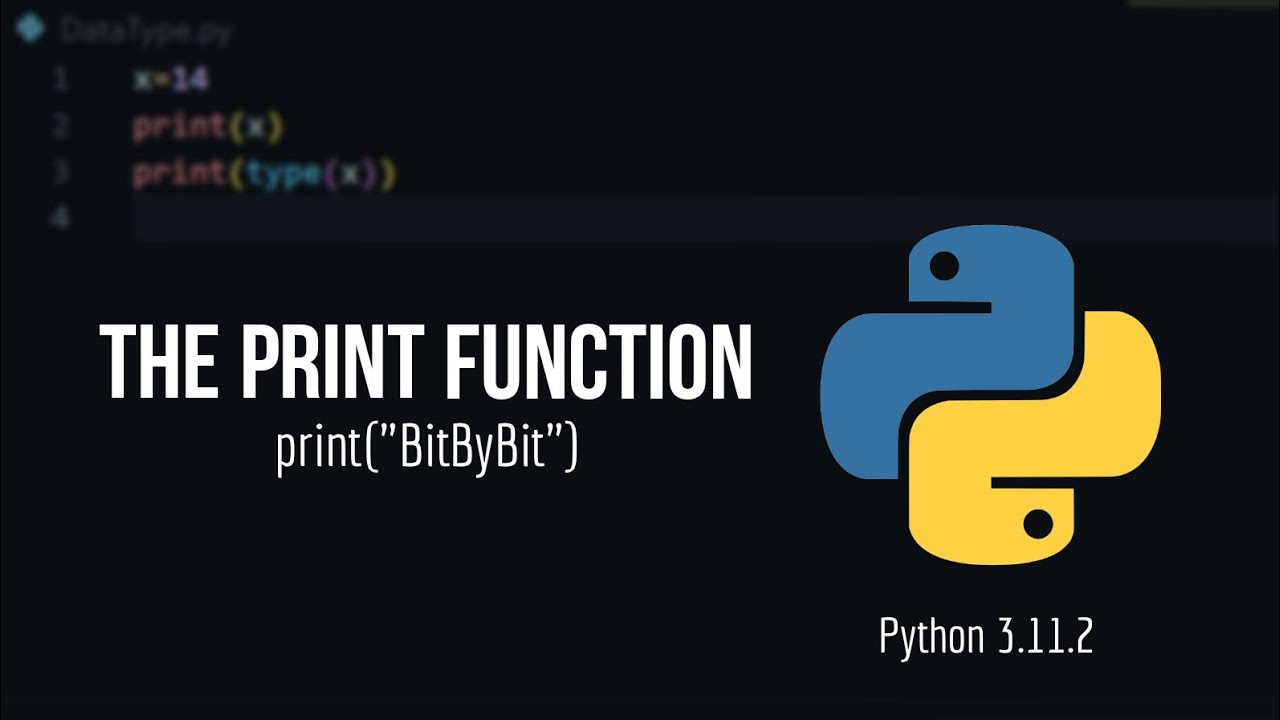 Python Tutorial #2 | Writing your first program in Python | The Print() Function