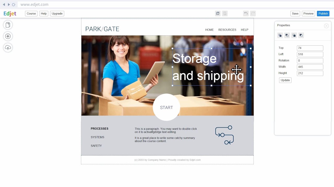 Create awesome  interactive e-learning with Edjet.com