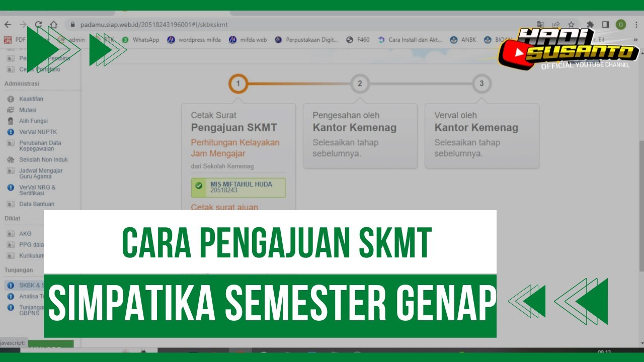 Cara Pengajuan SKMT - SIMPATIKA Semester Genap - hds