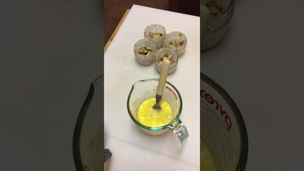 Pressure Cooker Instant Pot mini quiche in jars, egg bites