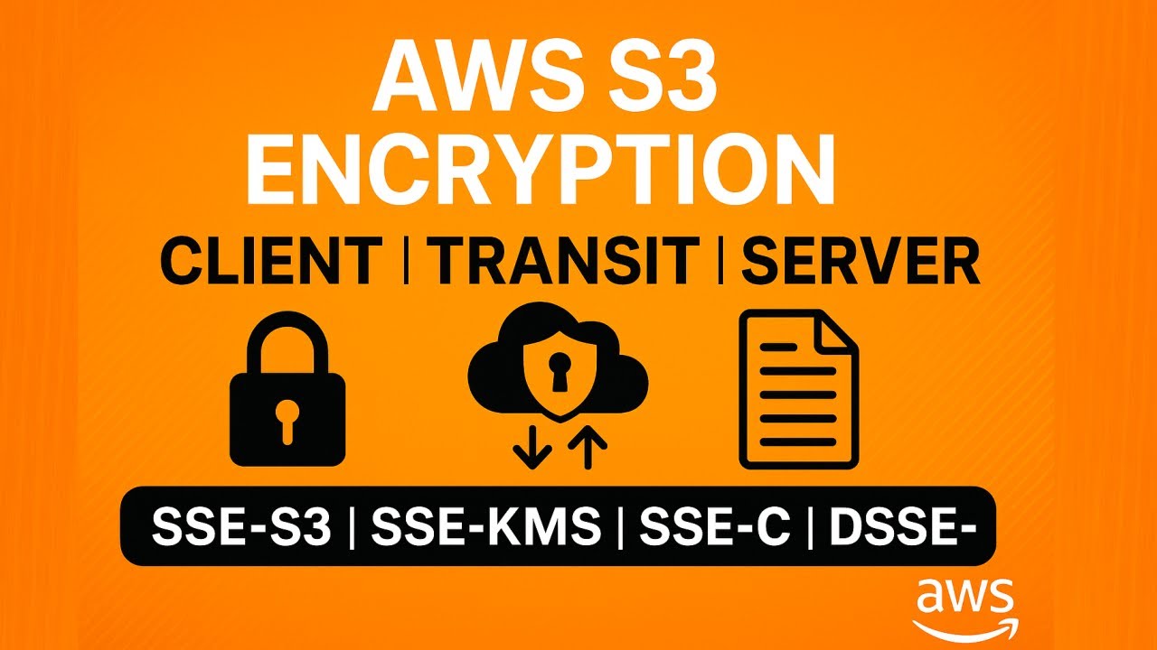 AWS S3 Encryption Explained | Client-Side, In-Transit & Server-Side Keys