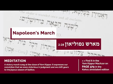 The Napoleon March —-yom kippur – medicine from harold jitschak bueno ...