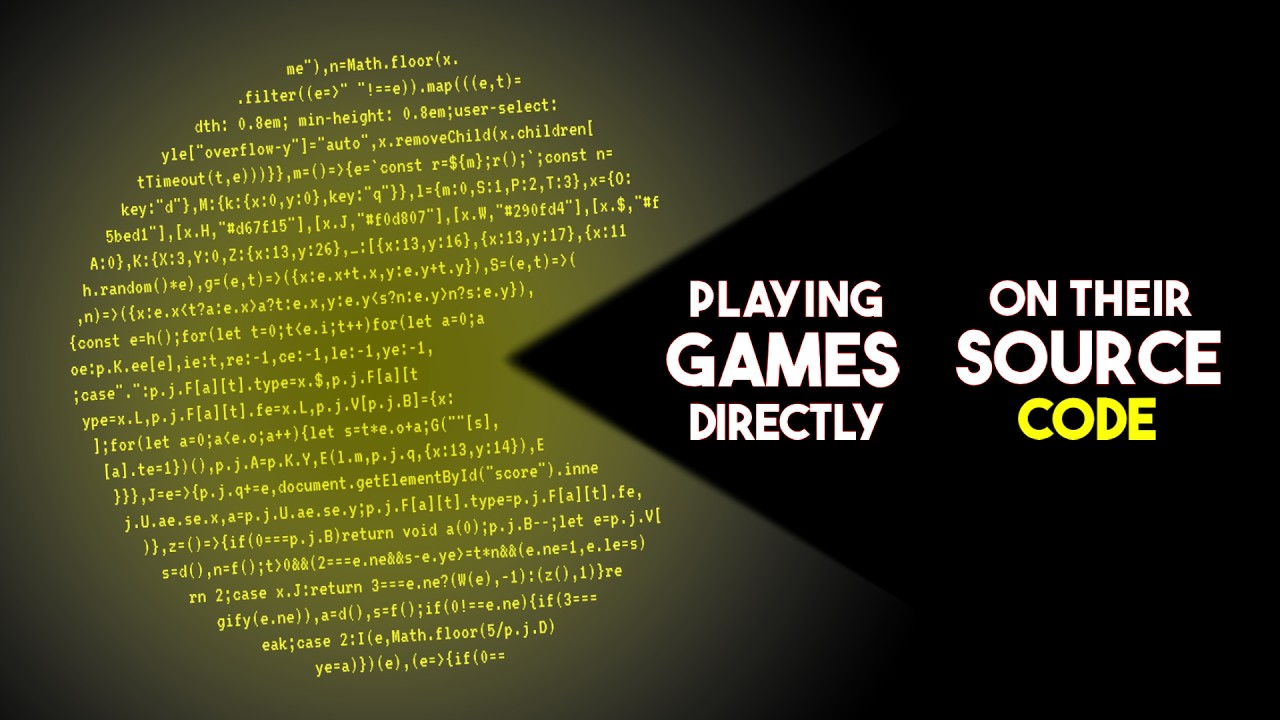Can I Play Pac-Man Directly On Its Source Code? (No Libraries)