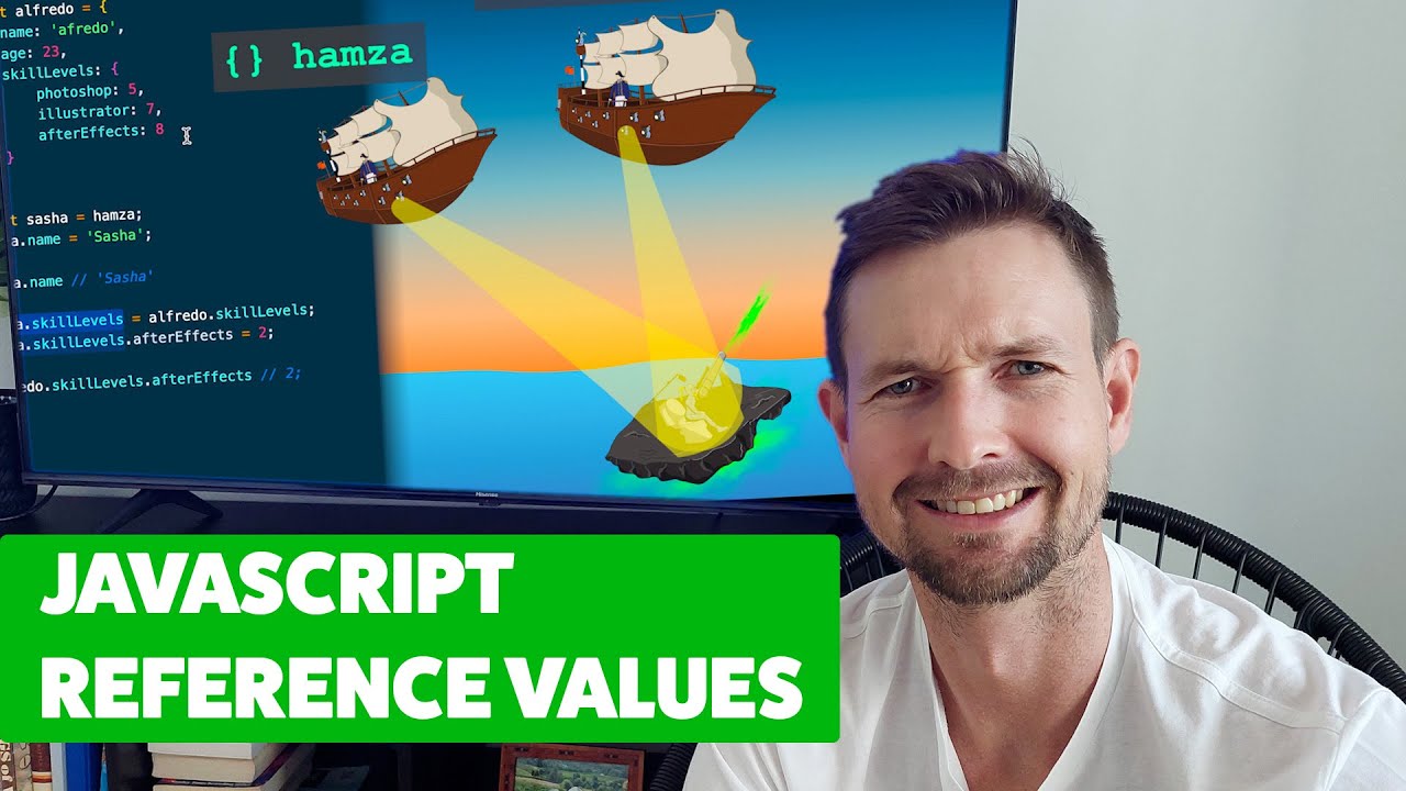 Visualise Javascript References vs Primitive Values