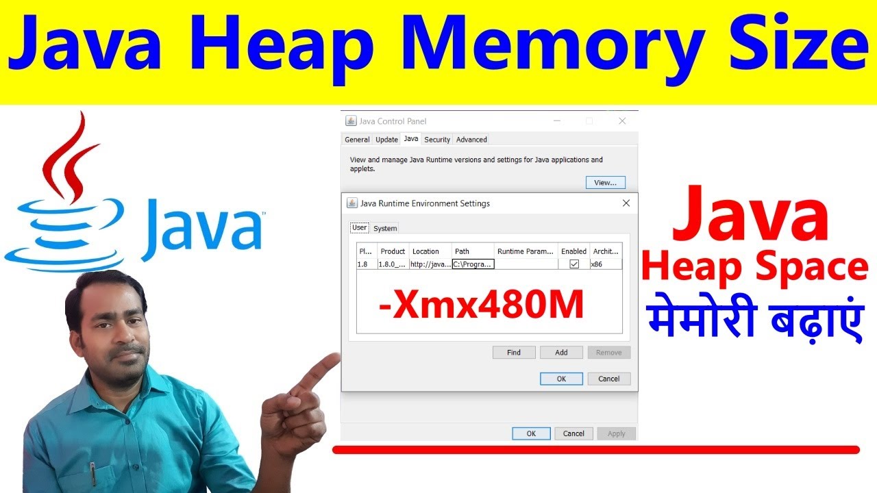 How to Increase Java Heap Space Memory Size in windows 10 - make java faster - java heap space