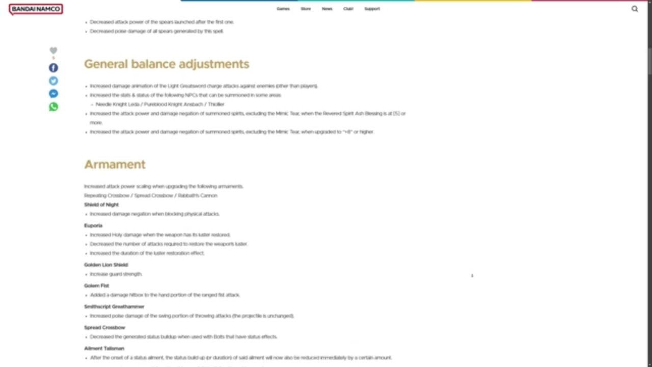 Elden Ring Patch Notes V1.13