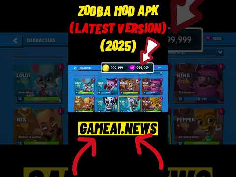 Zooba Mod 2025: Unlimited Gems & Glitch for iOS & Android #zoobahack #zooba #zoobagameplay #video