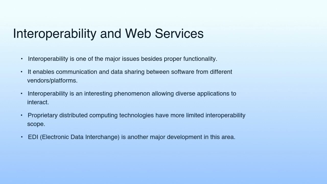 Interoperability and Web Services | Cloud Computing Web Services, Service Oriented Architecture