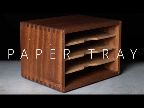 HOW TO MAKE THIS BOX! (Custom Paper Tray)