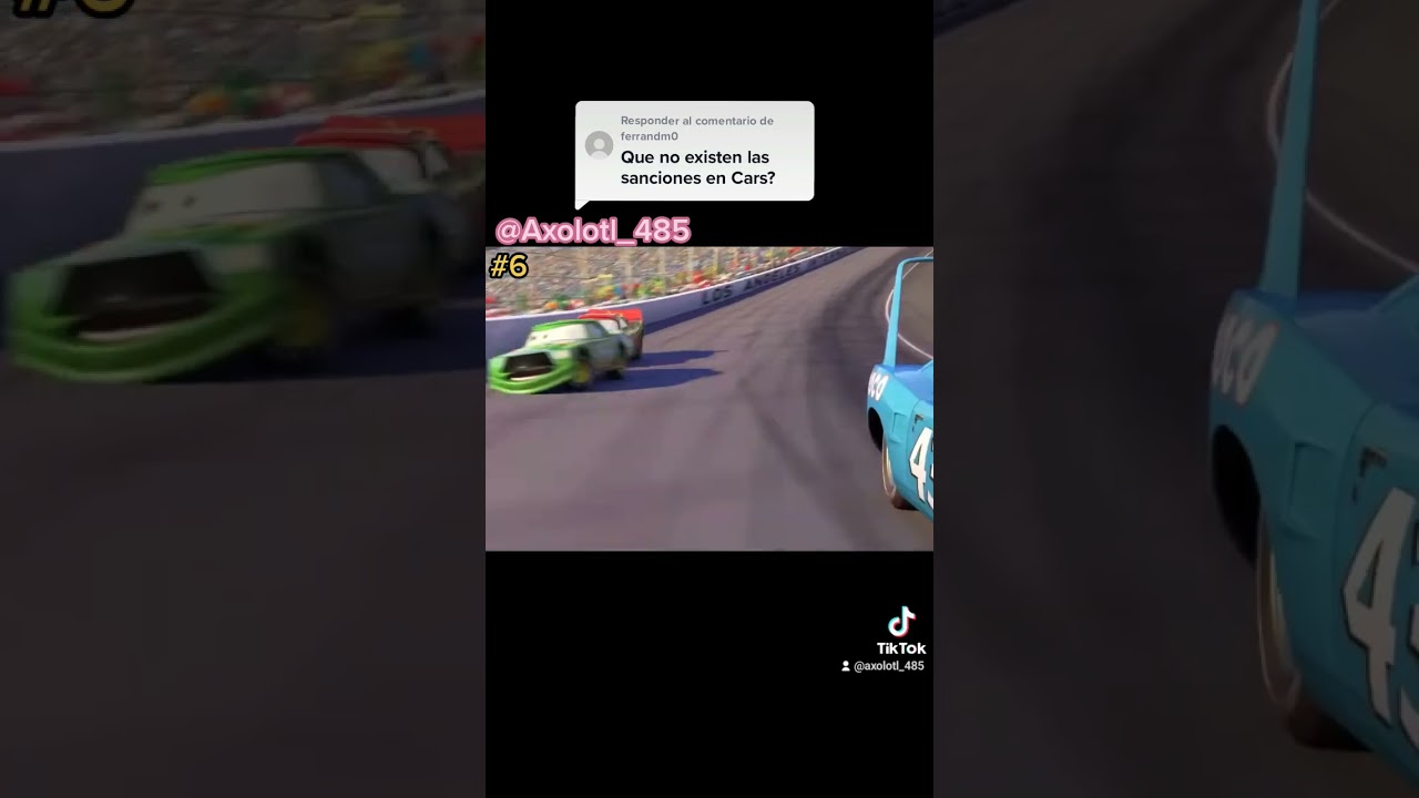Pero... ¿Si existen las sanciones? #Axolotl_485 #cars #race #daytona #shorts #mcqueen