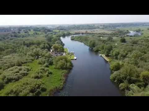 Surlingham Ferry House from the air – Surlingham Ferry House