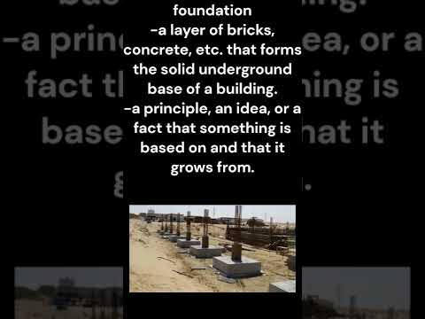 foundation meaning and pronunciation