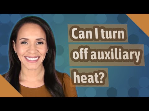 Can I turn off auxiliary heat?