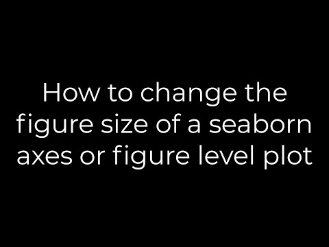 Python :How to change the figure size of a seaborn axes or figure level plot(5solution)