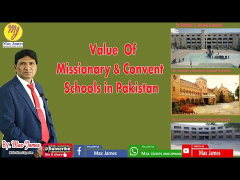 Value of Missionary & Convent Schools in Pakistan | By Max James | Motivational Speaker | in Urdu