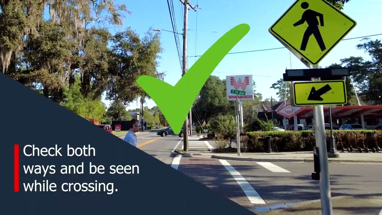 Pedestrian Safety | Avoid distractions