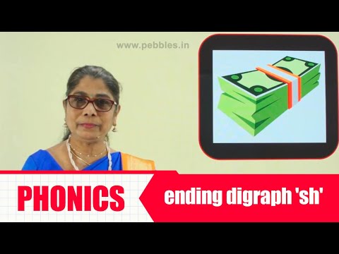 Consonant Digraphs | ending digraph 'sh' | Phonics| Basic English educational Part-64