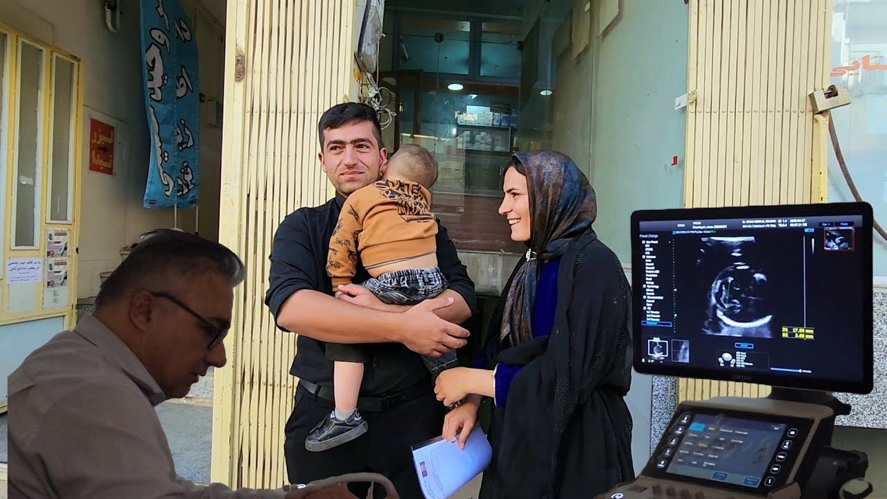 From tears of worry to smiles of hope; the moment the ultrasound results are announced