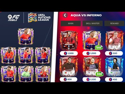 NEW UFEA 109 OVR RONALDO!! GET 109 OVR VAN DE SAR AQUA VS INFERNO WEEK 2 FC MOBILE 25!