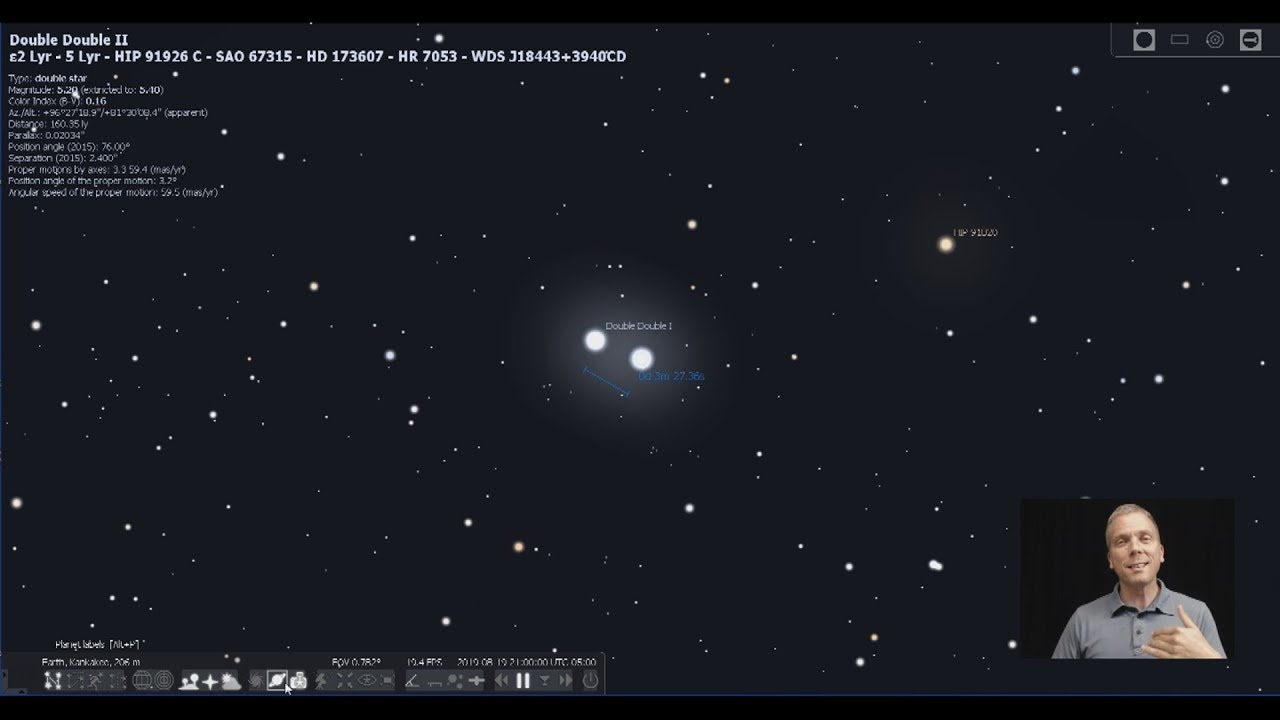 Eyes on the Sky: Delta & Epsilon Lyrae