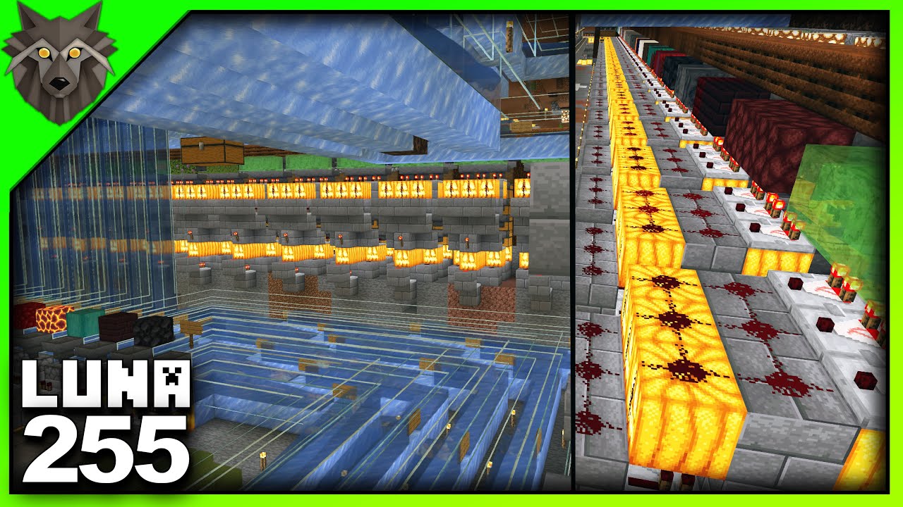 MINECRAFT Survival 255 | I Made an OOPSIE! | Storage System Progress | LUNA SSP Phase 3