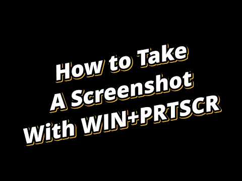 How to take a screenshot on Windows using Win + Print Screen