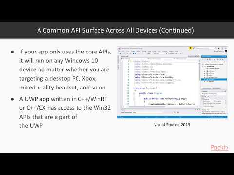 Learn Fundamentals of ASP NET Core 3 What Is Universal Windows Platform | packtpub com - Mind Luster